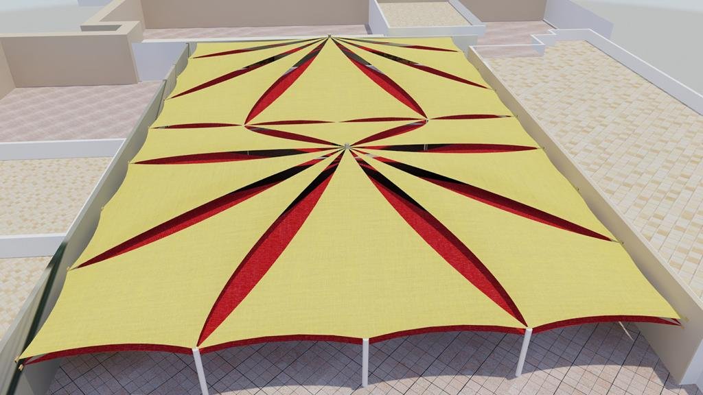 Polygon Shades in Qatar - car parking shade suppliers in Saudi Arabia